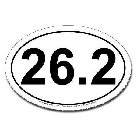 Best Quality 26.2 Mile Marathon Oval Magnet - Order Now – Support Store