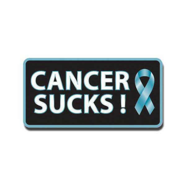 Cancer Sucks! Teal Ribbon Lapel Pin - Order Now – Support Store