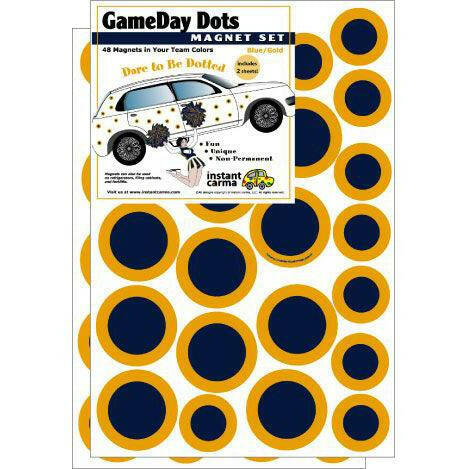 Game Day Dot Magnets - Blue & Gold | Support Store