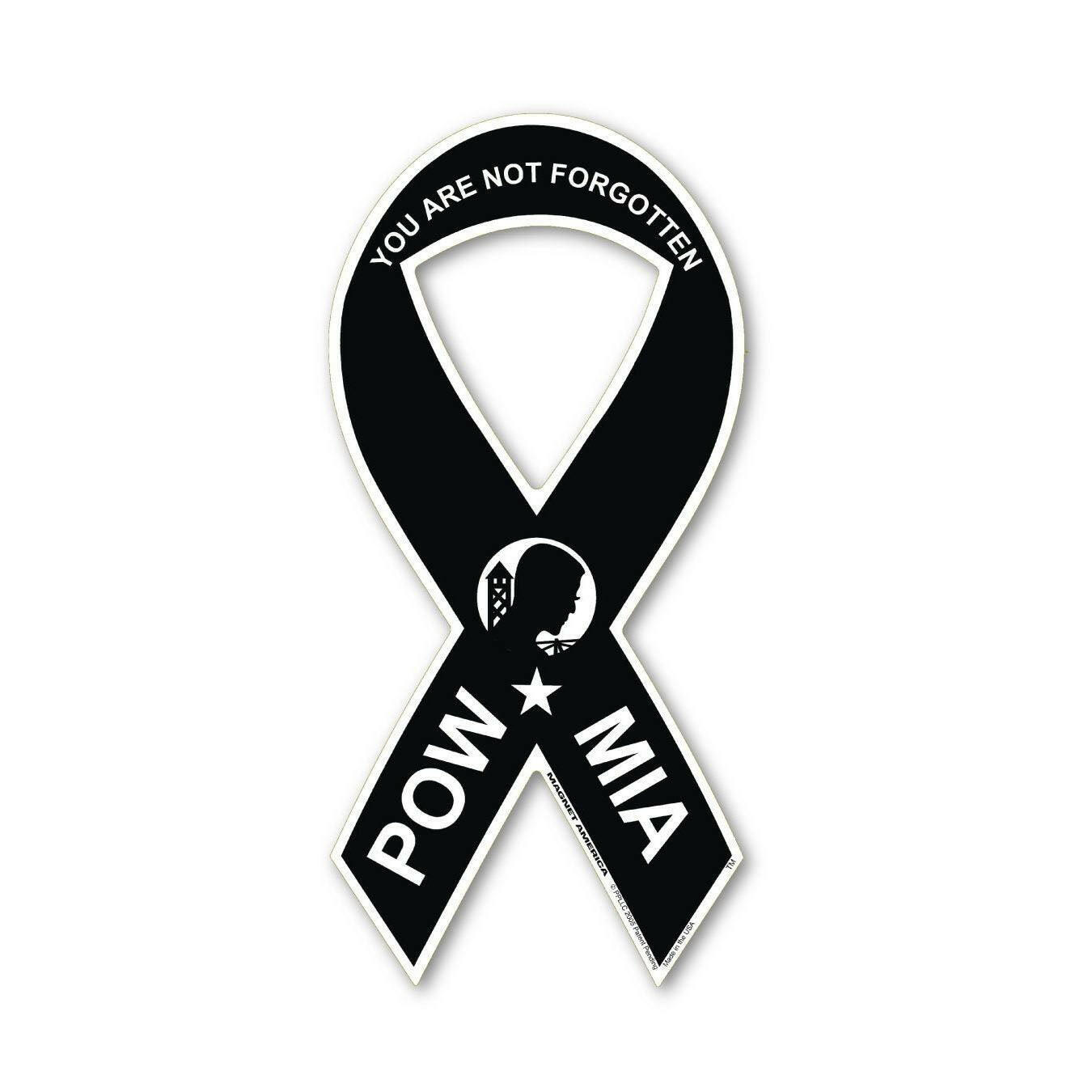 POW - MIA Ribbon Mini Magnet | Support Store