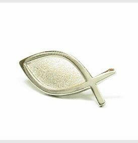 Christian Fish Lapel Pin Silver - Order Now – Support Store