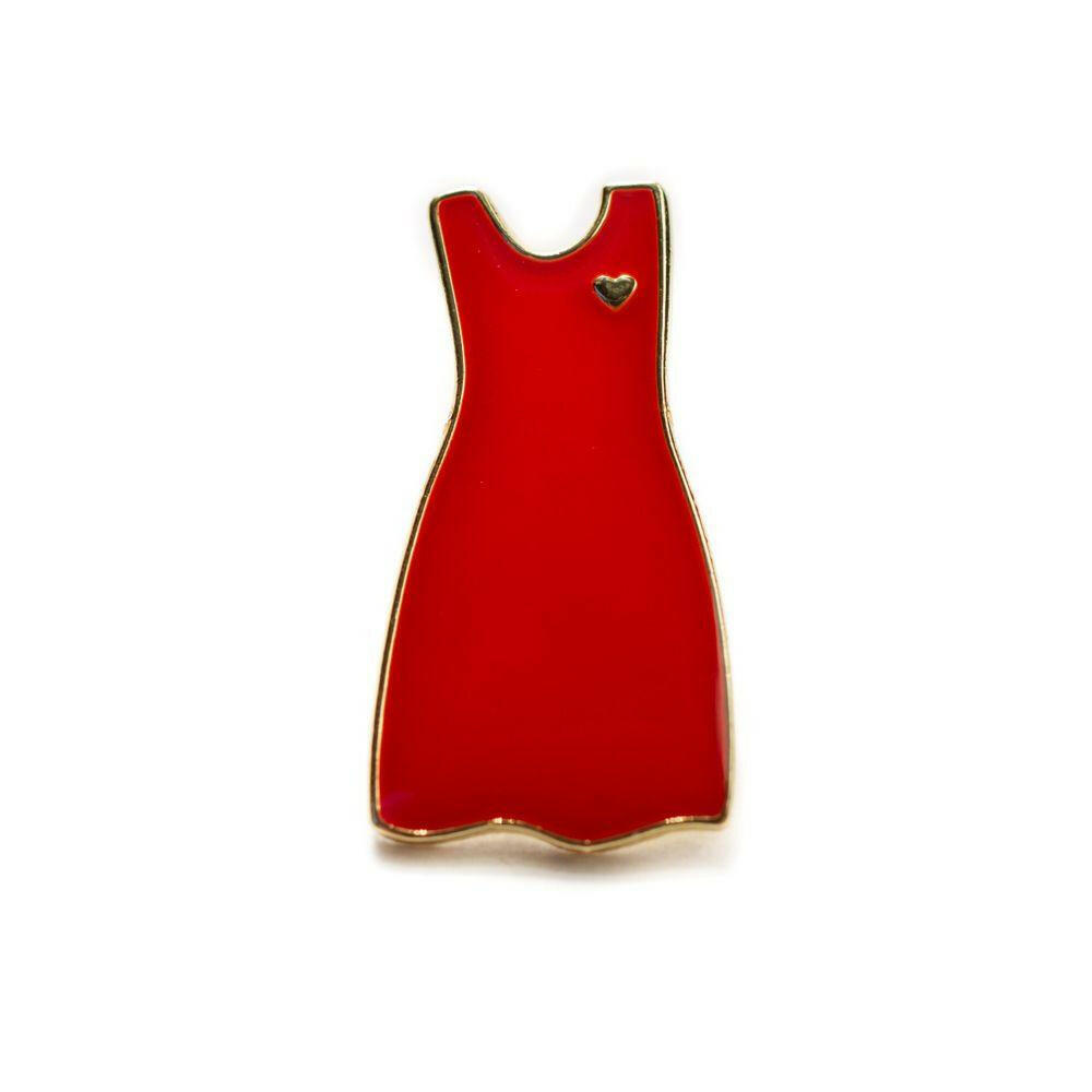 Women's Stylish Lapel Pin Shaped As A Red Dress - Order Now – Support Store